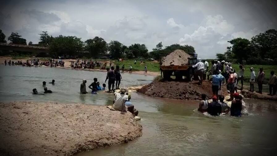 Bahuda river groin Re Construction | Bahuda river groin Re Construction ...