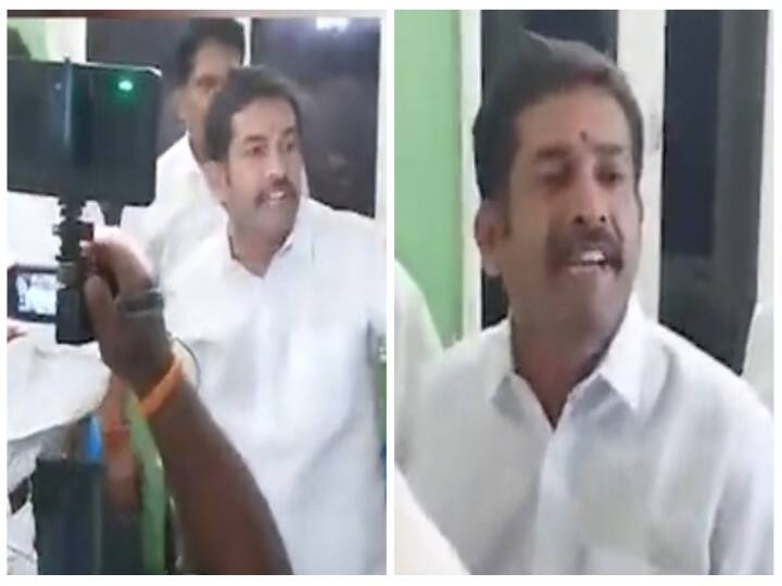 BJP cadre controversy talk against reporter and talking about reporter ...