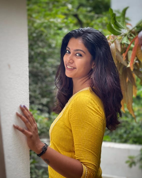 Actress Roshini Haripriyan Latest Photos In Yellow Color Dress ...