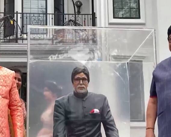 Photos: Indian American Family Installs Amitabh Bachchan S Lifesize ...
