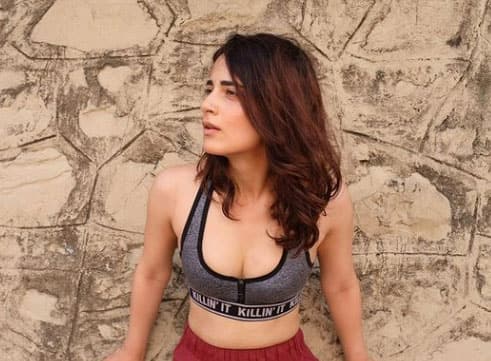 Radhika Madan Looks Drop Dead Gorgeous In Red bikini look, see photos | Radhika Madan Pics: रेड ...