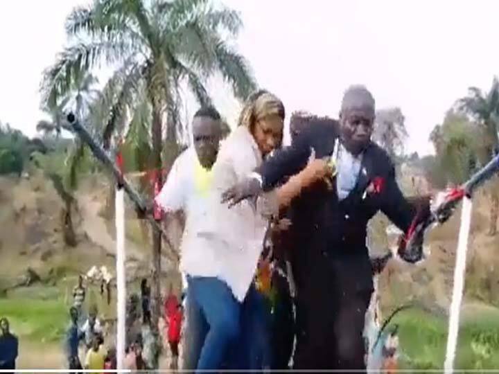 Viral Video Of Congo Bridge Collapse During Ribbon Cutting Ceremony ...