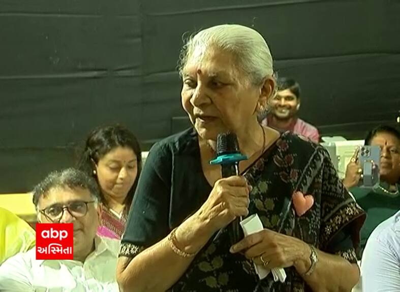 Anandiben Patel talk about daughter Anar Patel in Surat for craft work ...