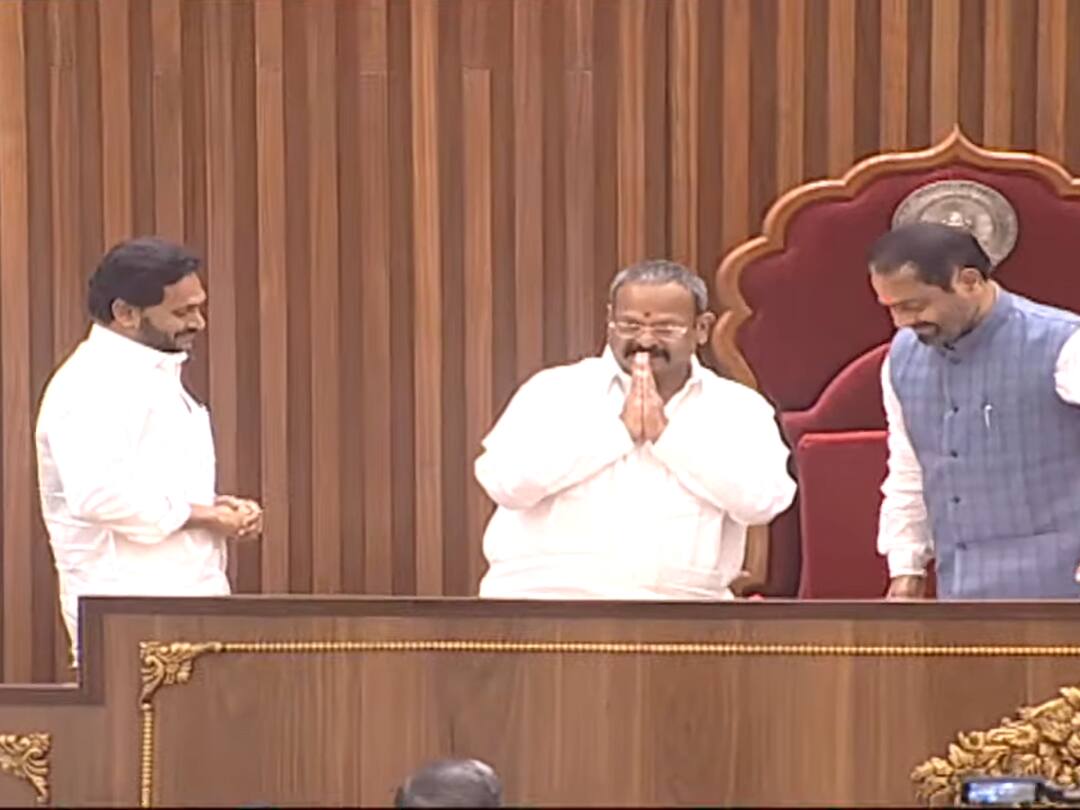 Kolagatla Veerabhadra Swamy is unanimous as Deputy Speaker of AP Assembly | సభలోనే డిప్యూటీ ...