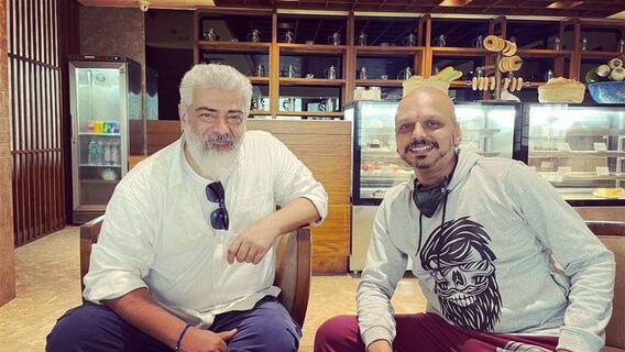 Ajith Kumar: In Pics Actor Ajith Kumar In White Beard Look With Cooling ...