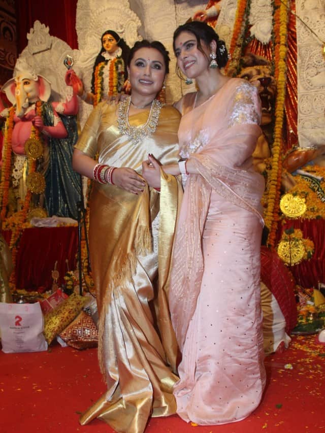 Kajol, Rani Mukerji, Ranbir Kapoor And Others Celebrate Durga Ashtami ...
