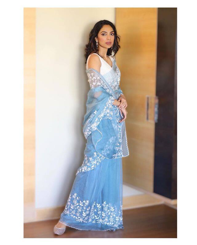 Sobhita Dhulipala Looks Regal In A Blue Saree, SEE PICS