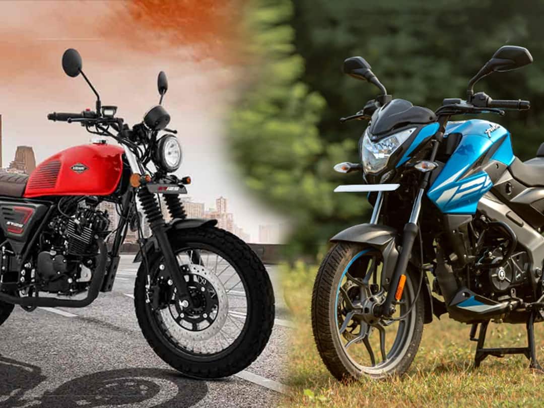 bike comparison between Bajaj Pulsar vs Keeway SR know price features and full details marathi ...