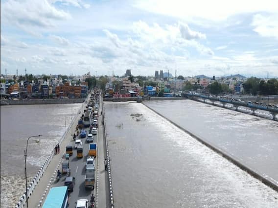 Madurai Vaigai Dam Photos Shotted In Aerial View | Madurai : பருந்து ...