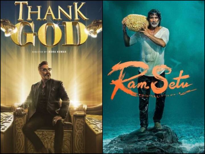 Ajay Devgn Thank God and Akshay Kumar Ram Setu are neck to neck in their advance bookings ...