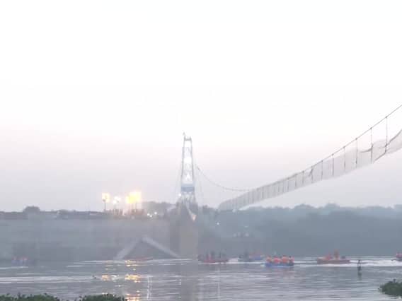 Morbi Bridge Collapse: More Than A Century-Old Hanging Bridge Stricken ...