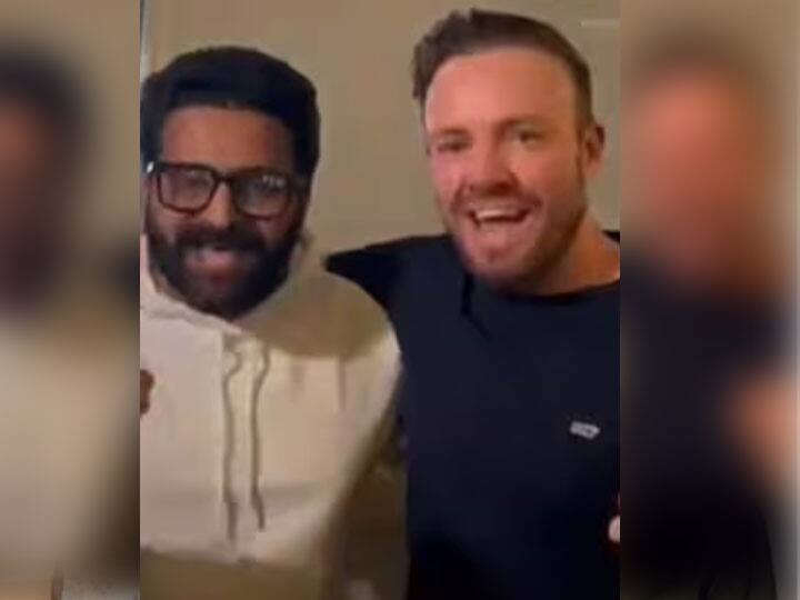 Kantara Actor Rishabh Shetty met Royal Challengers Bangalore star AB de ... Kantara Actor Rishabh Shetty met Royal Challengers Bangalore star AB de ...