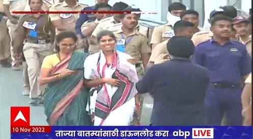 supriya sule and purva walse patil joins bharat jodo yatra in nanded ...