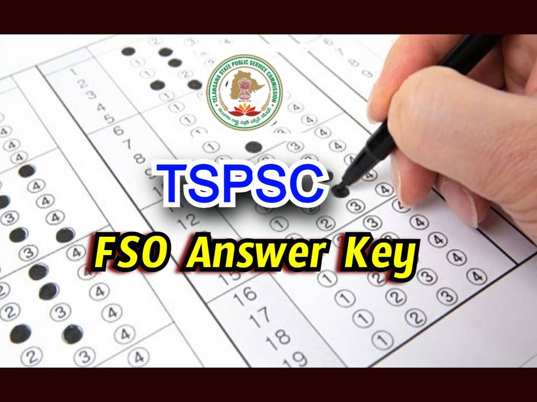TSPSC has released Food Safety Officer Exam Preliminary key and ...