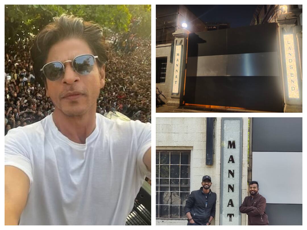Shah Rukh Khan's Bungalow Mannat Trends On Twitter As It Gets New 'Diamond' Name Plate And Gate ...