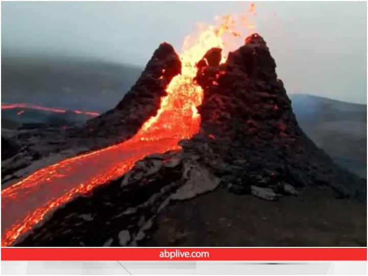 See what happens when a person falls in a volcano | Video: अगर कोई ...