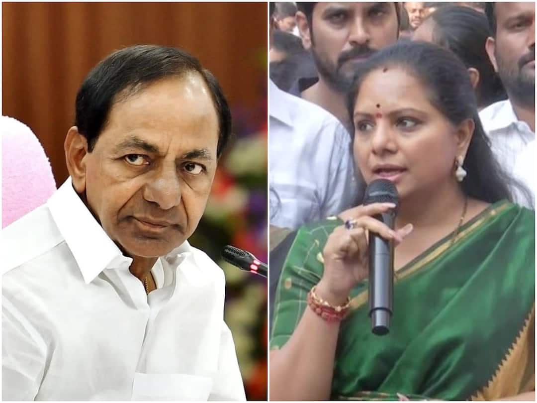 Hyderabad Mlc Kavitha meets CM KCR in pragathi Bhavan discuss on CBI Notices Delhi liquor case ...