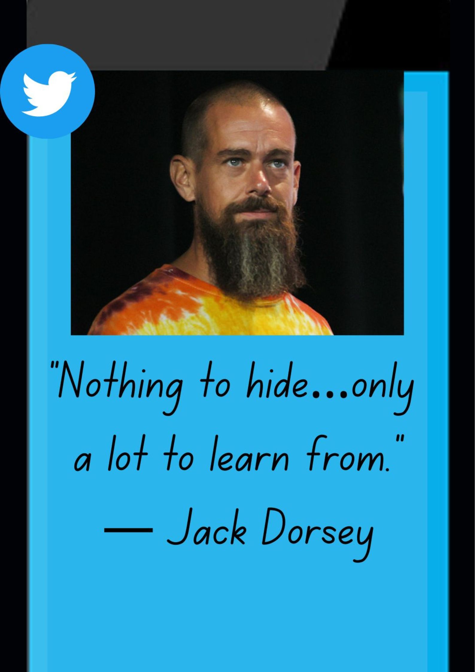 Jack Dorsey Blog Top Points