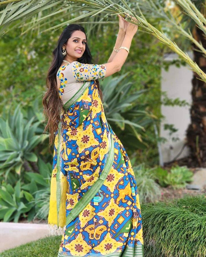 actress laya latest beautiful saree photos | Laya: చీరలో సీతాకోక ...
