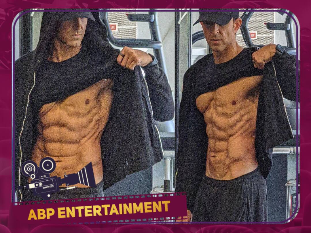 Actor Hrithik Roshan fitness six pack photo goes viral on social media ...