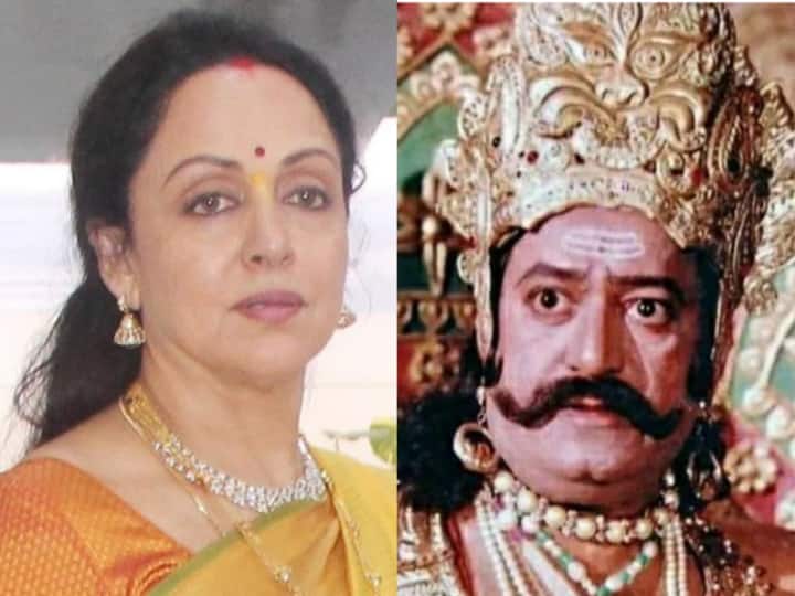 ravan of ramayan fame Arvind Trivedi slapped hema malini for 20 times ...