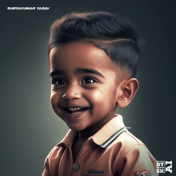 indian cricketers toddler Dhoni virat kohli rohit sharma hardik pandya ...