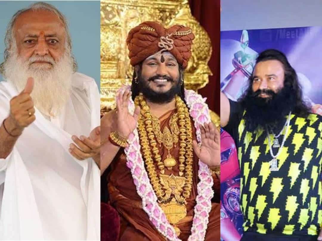 Bageshwar Dham Maharaj Sathya Sai Baba Asaram Bapu Gurmeet Ram Rahim ...