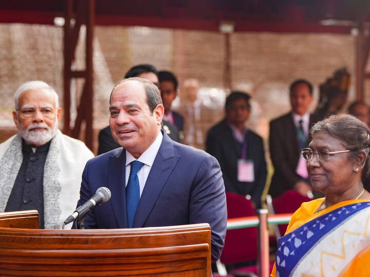 Prez Murmu And PM Modi Welcome Egyptian President Abdel Fattah El Sisi ...