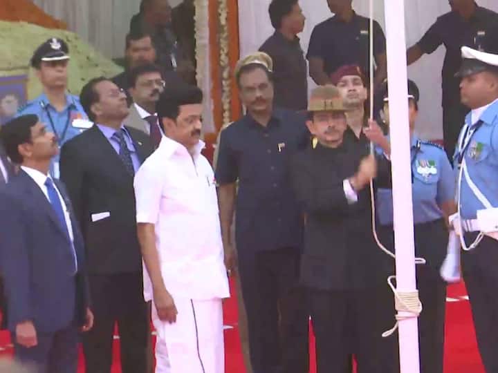 Republic Day 2023: Tamil Nadu Governor Ravi Unfurls National Flag In ...