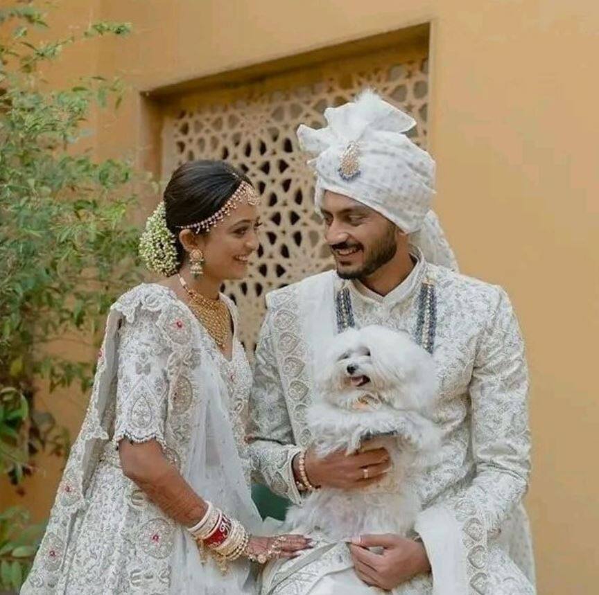 In Photos: Axar Patel tie the knot with Meha Patel in Vadodara see ...