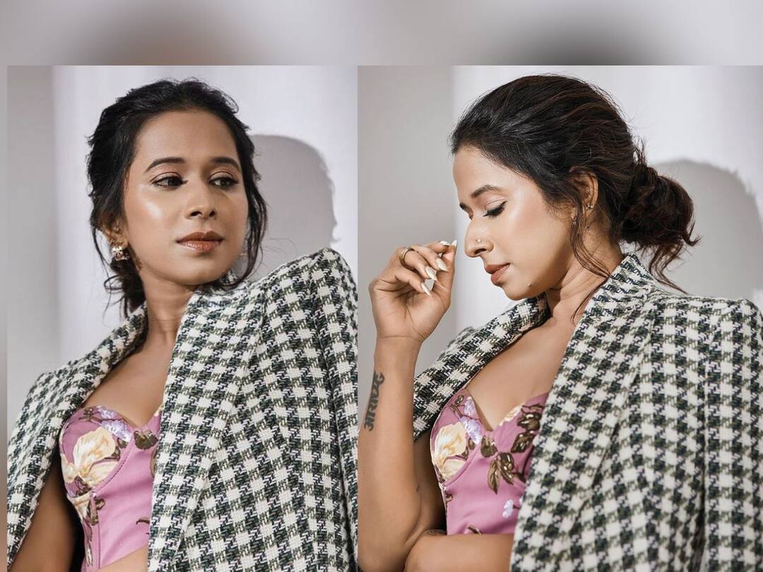 Shreya Bugde share her classy look photo | Shreya Bugde: श्रेयाचा बॉसी ...