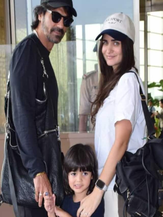 Arjun Rampal And His Family Spotted In Off-Duty Look