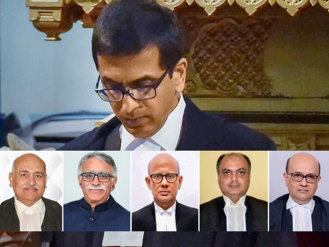 SC Gets 5 New Judges Through Collegium. CJI Chandrachud Administers Oath Of Office