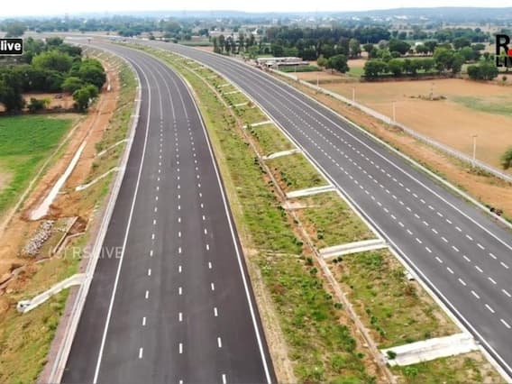 Gadkari Shares Images Of Sohna-Dausa Stretch Of Delhi-Mumbai E-way To ...