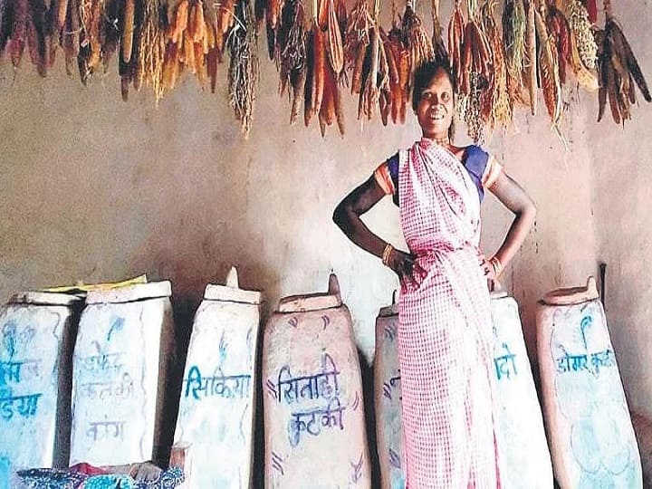 MP tribal Women Lahari Bai became brand ambassador of millets preserved ...