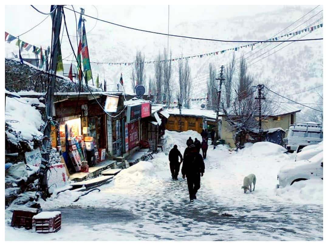 Lahaul And Spiti Covered In White Blanket As Higher Reaches Of Himachal Receive Heavy Snowfall ...