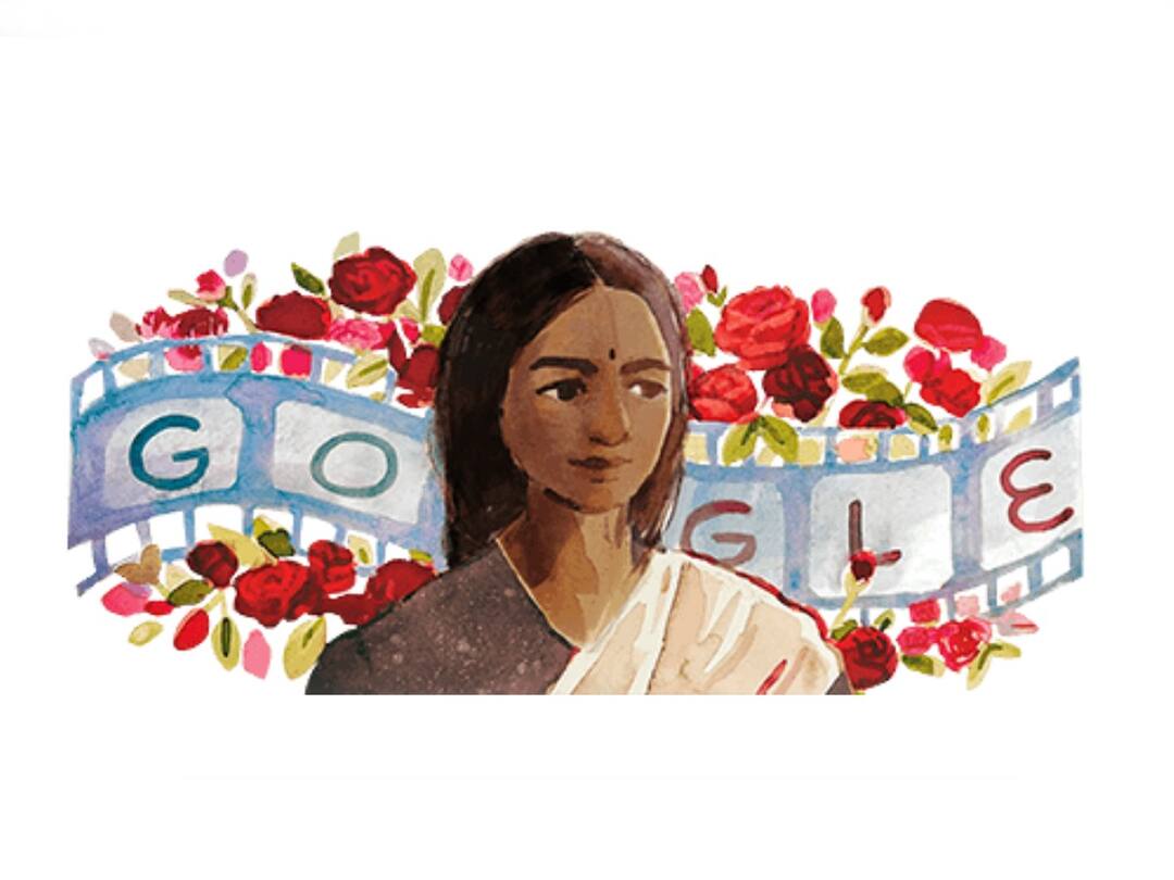 PK Rosy Birth Anniversary Google Doodle Malayalam cinema first female actress PK Rosy on her ...