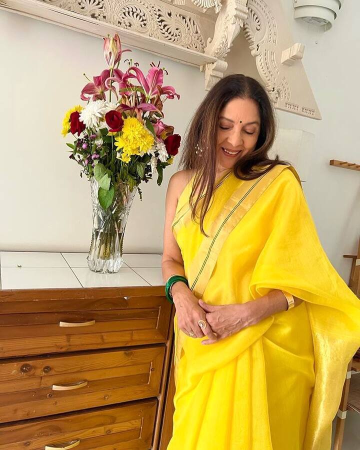 Nina Gupta looks amazing at the age of 63 what is the secret of Ninas ...