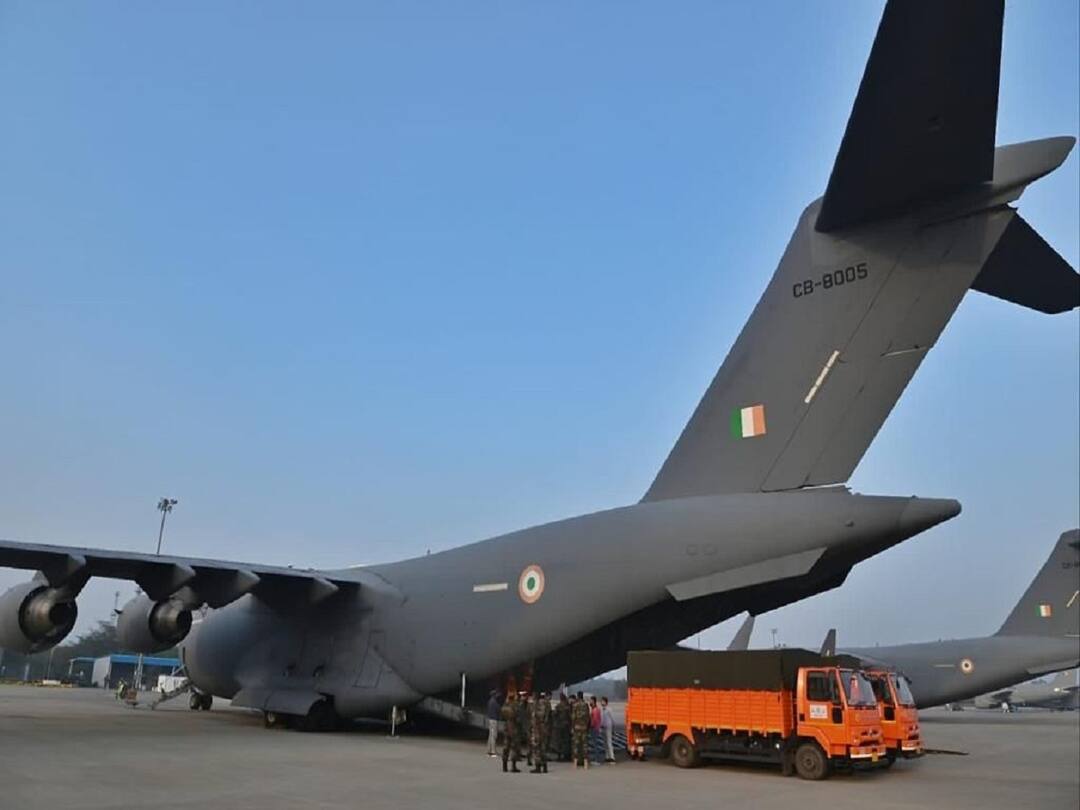 Operation Dost Another Aircraft Carrying Relief Material Medical Help ...