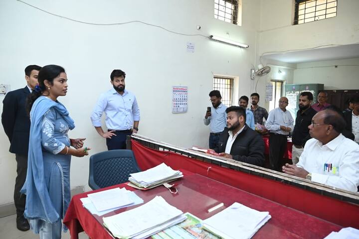 In Pics Durg DM Pushpendra Kumar Meena of of Chhattisgarh reach Durg ...