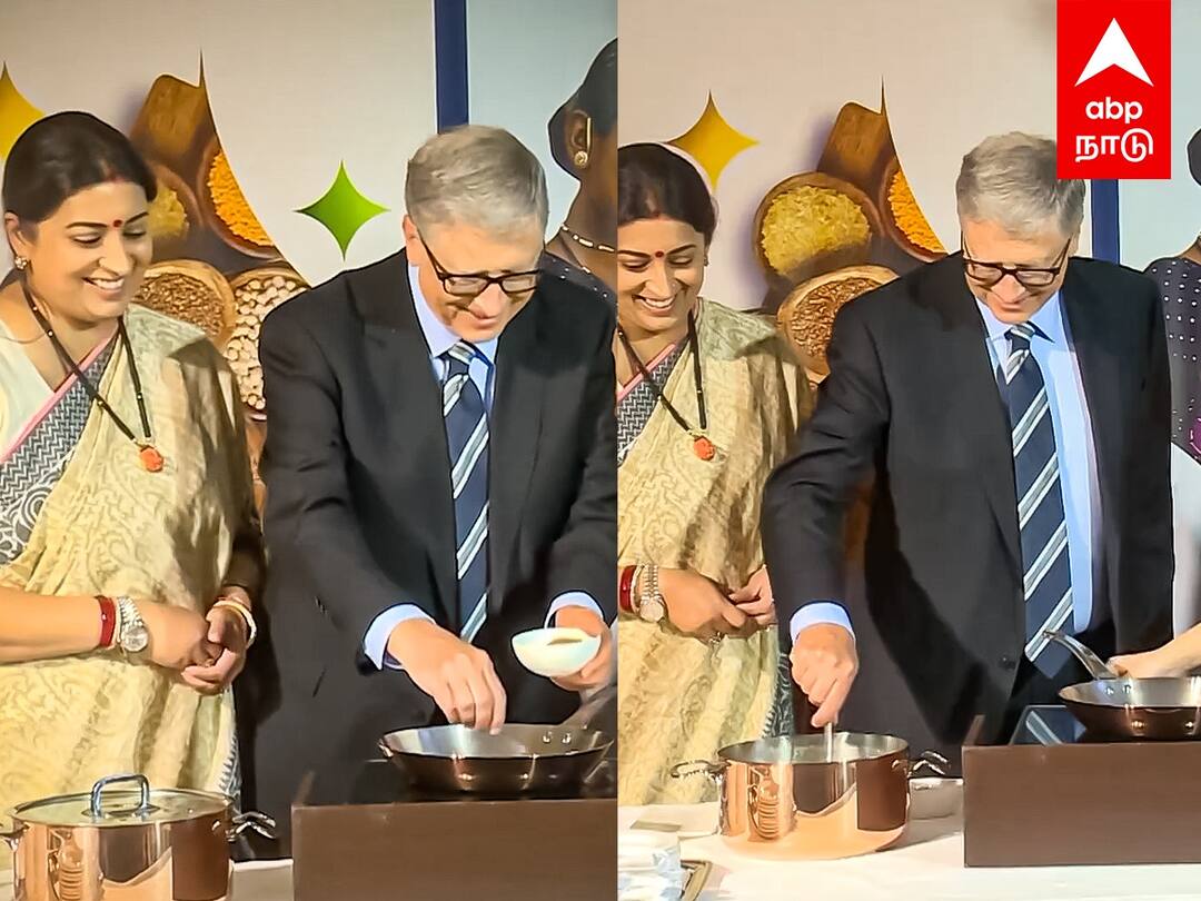 MIcrosoft founder Bill gates cooks millet khichdi in nutrition campaign ...