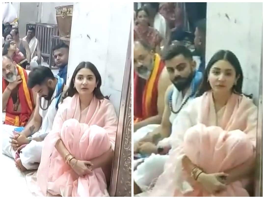 Anushka Sharma And Virat Kohli Offer Prayers At Mahakaleshwar Temple, Ujjain