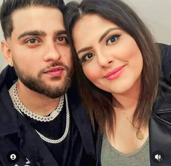 Punjabi Singer Karan Aujla Unseen Pics With His Wife Palak Aujlla Watch ...