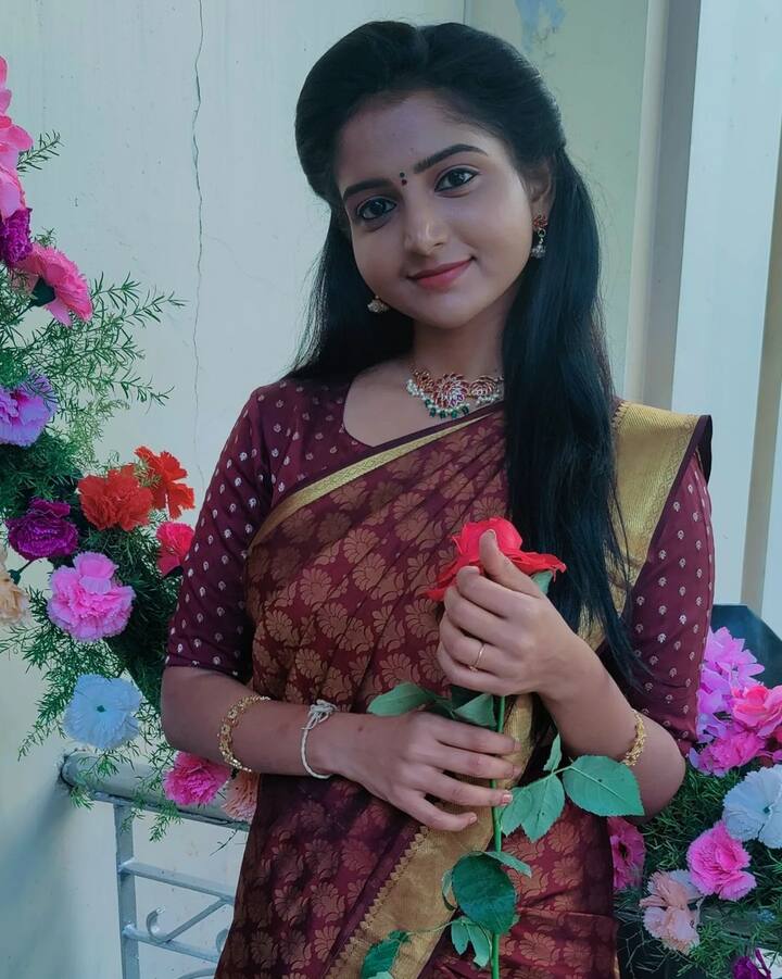 Brahmamudi Serial Actress Deepika Rangaraaju Cute Wedding Look Photos ...