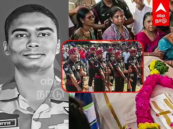 Tamilnadu based Major Jayanth Funeral in theni jeyamangalam after his death during cheetah ...