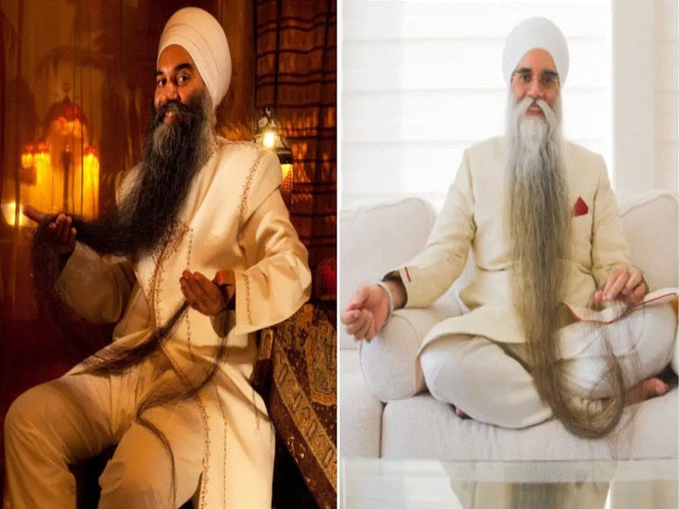 Sikh Man Breaks His Own Record For Worlds Longest Beard Sikh Man Breaks His Own Record For Worlds Longest Beard