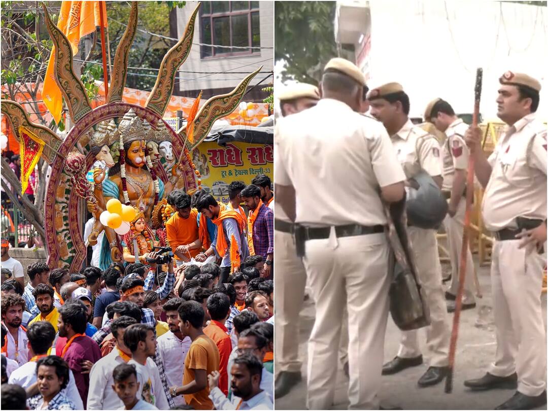 Hanuman Jayanti Procession In Delhi's Jahangirpuri Today Within Certain Distance Amid Delhi ...