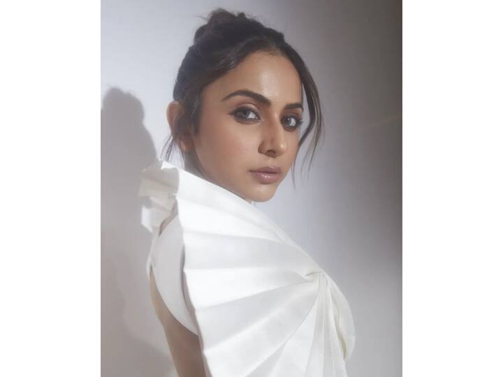 Rakul Preet Looks Ethereal In White And Black Outfit
