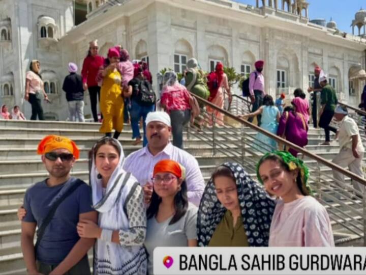 Sara Ali Khan at Delhi India Gate and Bangla Sahib Gurdwara amid ...