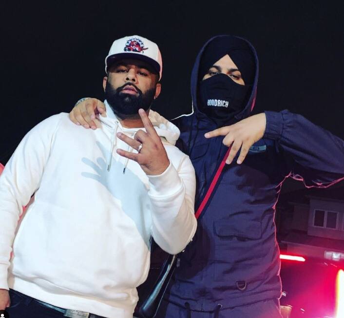 Rapper Sunny Malton Sharing a picture with Punjabi Singer Sidhu Moose ...